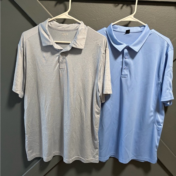 multiple brands | Shirts | Mens Light Blue And Blue Polo Shirts | Poshmark